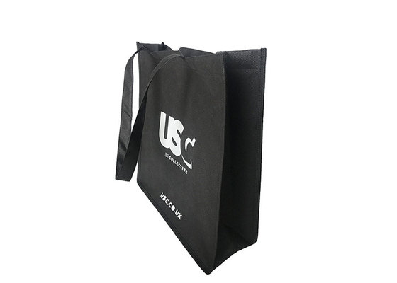 Ultra Slim Eco Non Woven Tote Bags Modern Stylish Classic Black White Design