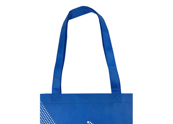 80Gsm DIY Gift Party Multi Purpose Non Woven Bags Blue Color 20*30cm