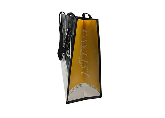 Foldable multi color pp webbing Recyclable non woven Laminated Shopper Tote bag