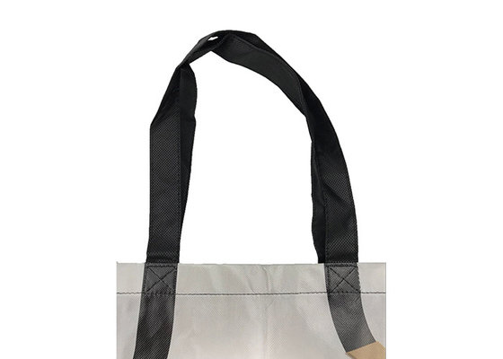 Foldable multi color pp webbing Recyclable non woven Laminated Shopper Tote bag