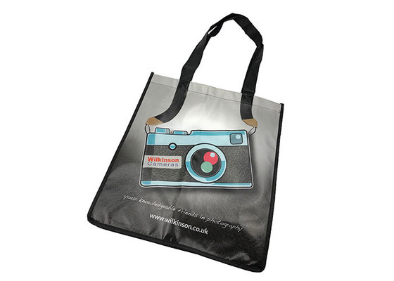 Shopping Laminated Tote Bags Reusable Foldable Laminated Non Woven Bag