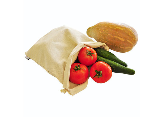 11.5*13.5 Inches Small Cotton Organza Bag For Vegetable Fruit Phone Storage