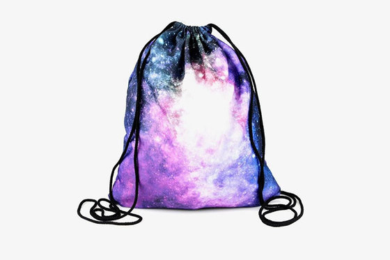 Print Custom Drawstring Backpack Shoe Nylon Cotton Bag Dye Sublimation Transfer
