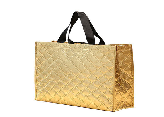 Biodegradable Laminated Non Woven Tote Bags Shopping Packaging Water Resistant