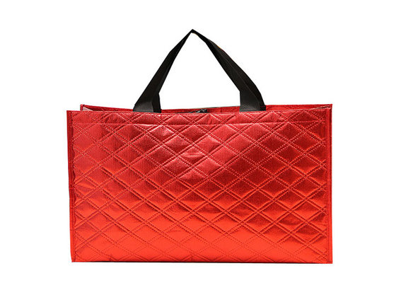 Biodegradable Laminated Non Woven Tote Bags Shopping Packaging Water Resistant