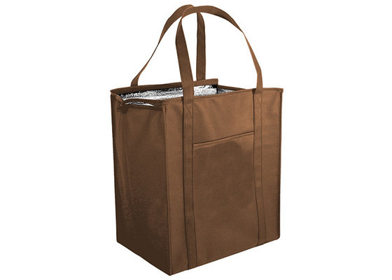 Insulated Non Woven Customizable Fabric Cooler Bags For Picnic Large Capacity