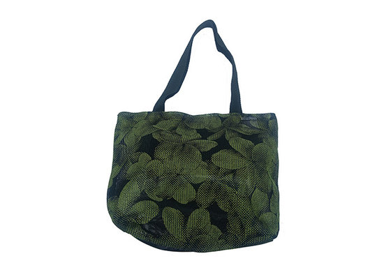 Nice Custom Fancy Polyester Shopping Bags Reuseable Grocery Shoulder Bag