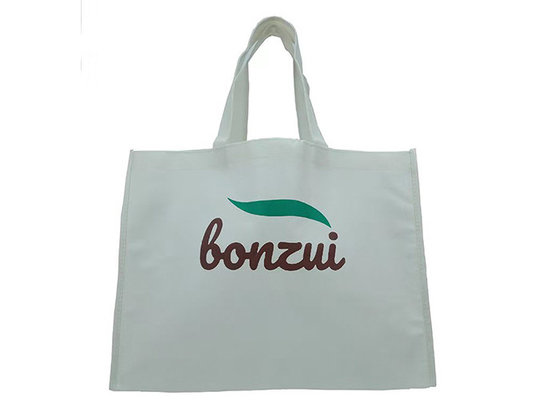 Biodegradable Non Woven Tote Bags Shopping Packaging Bag Silk Screen Printing