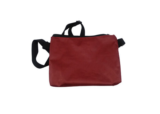 Red 420D Reusable Polyester Bags Small Size Make Up Bag Water Resistant Zero Waste