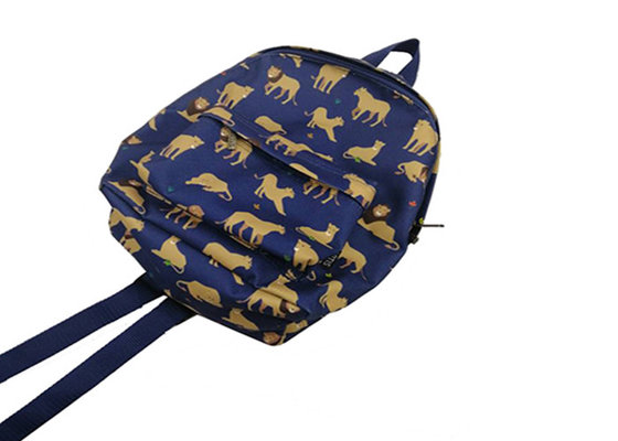 Small Size Polyester Waterproof Folding Backpack Kids School Bag Full Printing