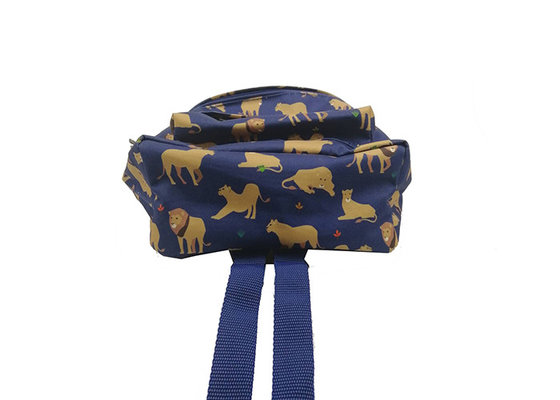 Small Size Polyester Waterproof Folding Backpack Kids School Bag Full Printing