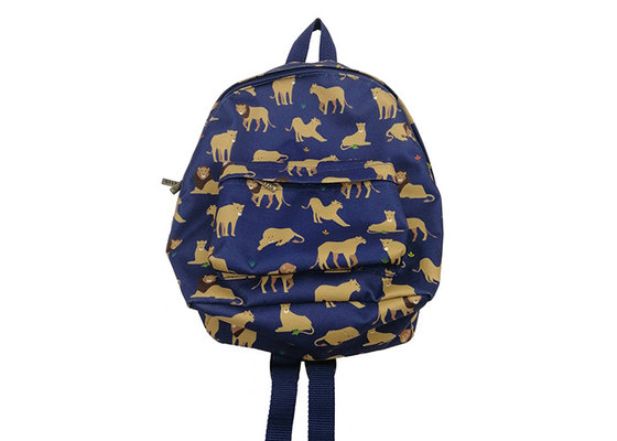 Small Size Polyester Waterproof Folding Backpack Kids School Bag Full Printing