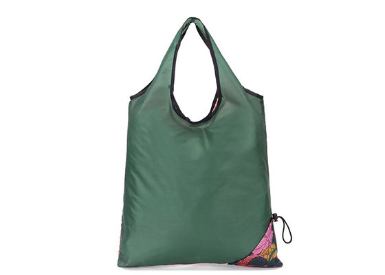 OEM Nylon Polyester Foldable Tote Bag , Foldaway Tote Bag Customized Design