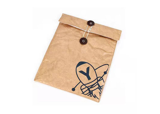 Reusable 25*20cm Tyvek Eco Tote Bag Document Pocket Environmental Friendly