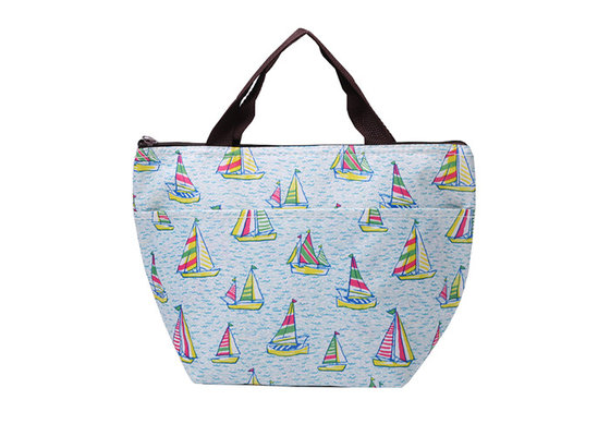 Reusable 600D Polyester Tote Bag Shopping Bag With Full Printing Water Resistant