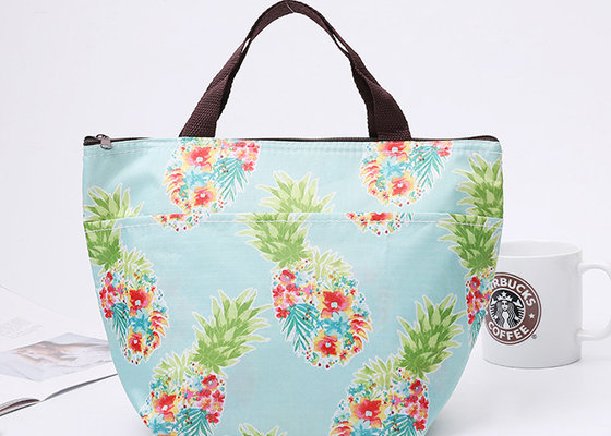 Reusable 600D Polyester Tote Bag Shopping Bag With Full Printing Water Resistant