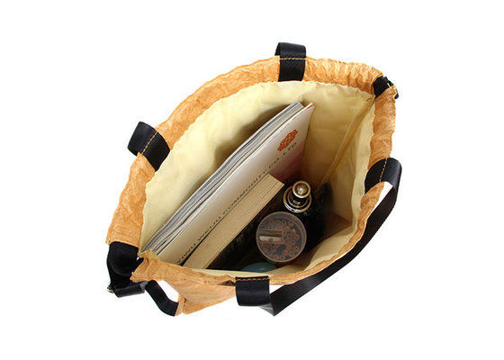 Drawstring Waterproof Tyvek Bag for Gym or Travel with adjustable buckles