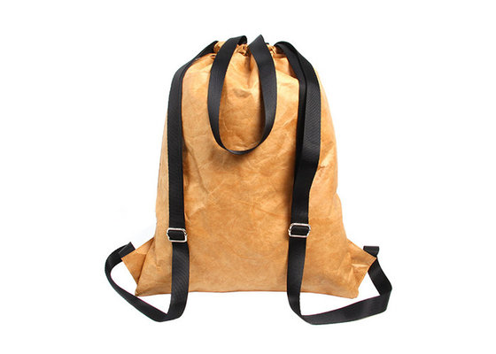 Drawstring Waterproof Tyvek Bag for Gym or Travel with adjustable buckles