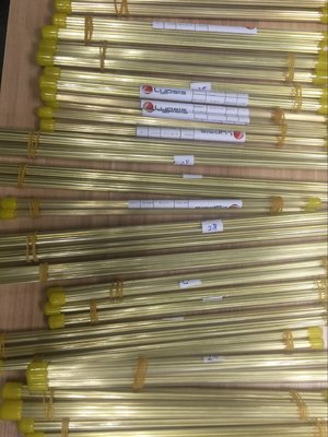 Authentic EDM brass tube is strong and durable Multi-Channel EDM Electrode Copper Tube
