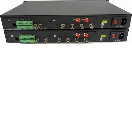 Multifunctional broadcast 3G-SDI fiber optic transmitter-BIDI SDI +RS485/RS232/RS422 data+Audio+ 10/100M Ethernet etc