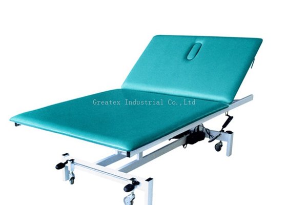 2 Section Medical Examination Couch , Hospital Clinic Exam Tables Wear Resisting