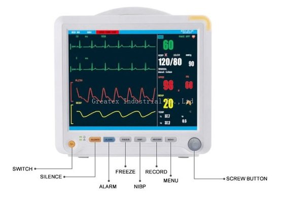 Handheld Electrical Medical Instruments , Multi Parameter Patient Monitor