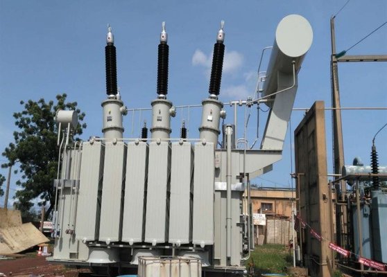 8000kva Single phase Power Transformer 33 / 11kv Environmental Friendly