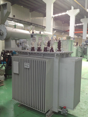 Shell Type Single Phase Power Distribution Transformers ONAN / ONAF , 35KV