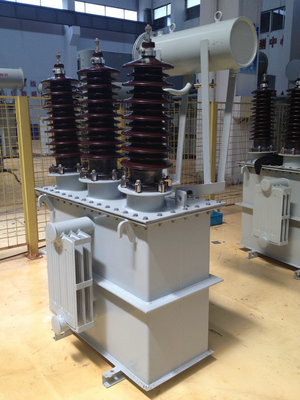 Adjustable 11KV Power Electrical Distribution Transformers , 3 Phase Core Type