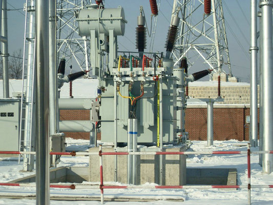3 Phase 10MVA Electric Power Transformers 66kV , Low Noise And Oil Immersed