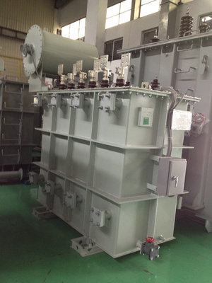 Electric Oil Immersed Transformer , 630kva 10000kv Three Phase Transformer