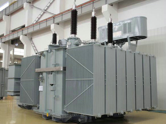Low Loss Oil Immersed Power Transformer 110kv , 3 Phase Transformer 6300kva