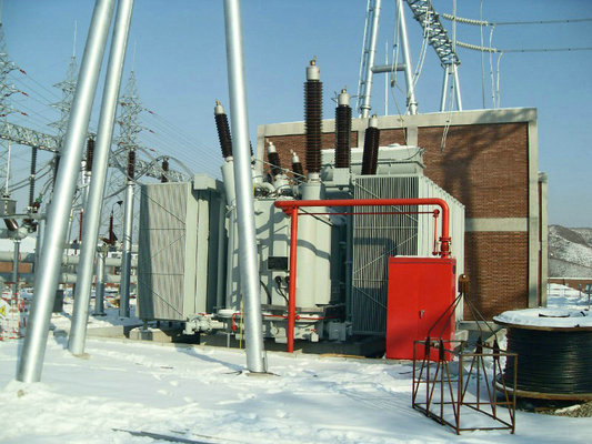 132kV 12.5MVA Single Phase Power Transformer Oil Immersed , Core Type