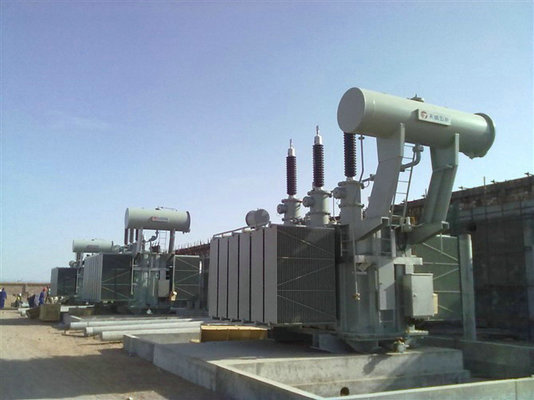 50HZ/ 60HZ ONAN Single Phase Transformer , 63kV 5MVA Oil Immersed Transformer