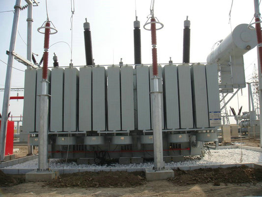 Low Loss Oil Immersed Single Phase Power Transformer 63kv 16MVA , 3 Winding