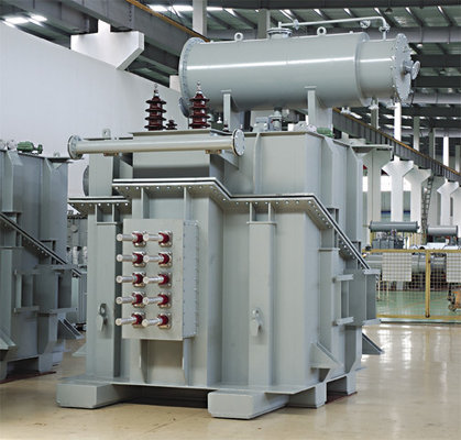 10kV Single-phase Shell Type Transformer 60Hz , OFAF Three Winding Transformer