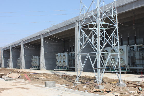 Outdoor Industrial 66kV Electric Power Transformers 3 Winding , Three Phase