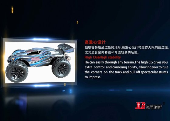 Fast 1/10 Scale RC Truggy Metal Chassis 2.4 G High Power Brushless