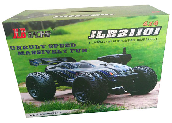 Off Road 1/10 Scale RC Truggy Electric Power 80 KM/H with High CG