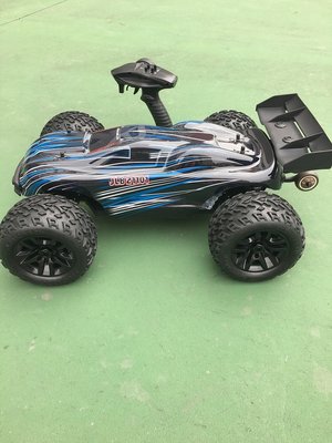 19.9 Inch Brushless Waterproof ESC 80A  1/10 Scale Electric RC Truggy Blue Color