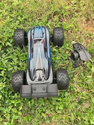 4WD 1/10th 19.9 Inch Brushless  Waterproof ESC 80A  Electric RC Car Blue Color