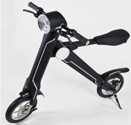 12 Inch Tubeless Tire Two Wheel Folding Electric scooter with LED light