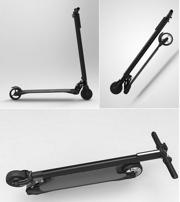 Foldable Two Wheel Self Balancing Electric Skateboard With Handle Bard
