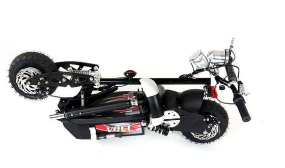 Portable Intelligent Aluminum Mag Wheels 1000w Folding Electric Bike , CE