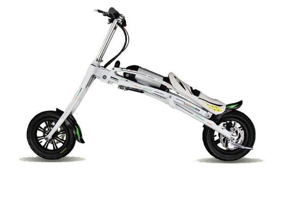 Adjustable Handlebar Height Folding Electric Scooter , Lithium Battery Self Balance Scooter