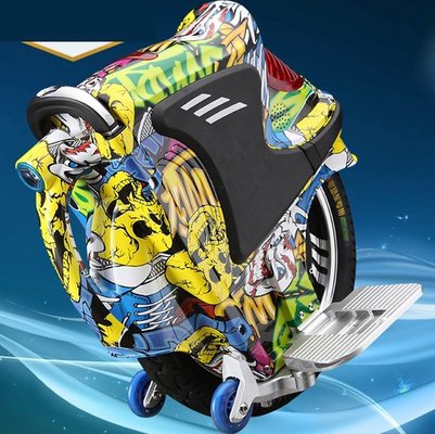 Stand Up Single Wheel Electric Scooter Battery Operated with Handle