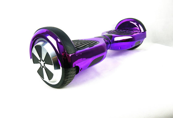 Purple Chrome Plated Electric Unicycle Self Balancing Board Environmental Protection