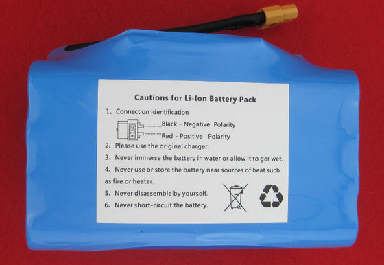 Mini Electric Scooter Parts , Samsung Li Ion Battery Pack 10S2P 18650 36V