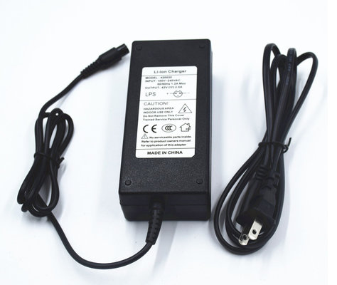 42V 2A Lithium Ion Battery Charger Electric For Two Wheel Scooter