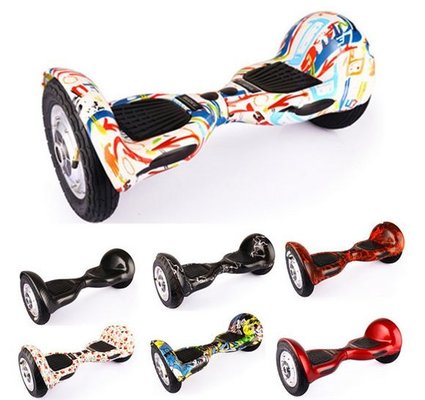 Il pattino d'equilibratura del motorino di grande auto a 10 pollici gonfiabile della ruota, Smart spinge Hoverboard